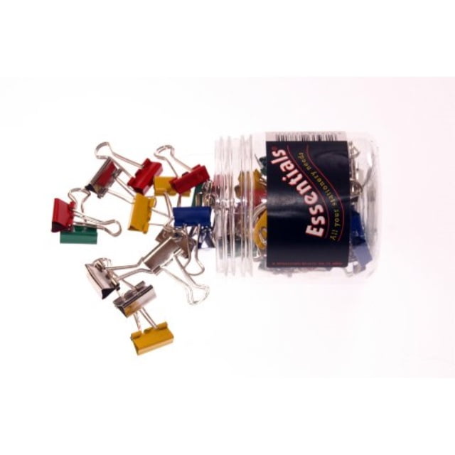 whitecroft essentials tubs 19mm fold back clips - assorted colours ...