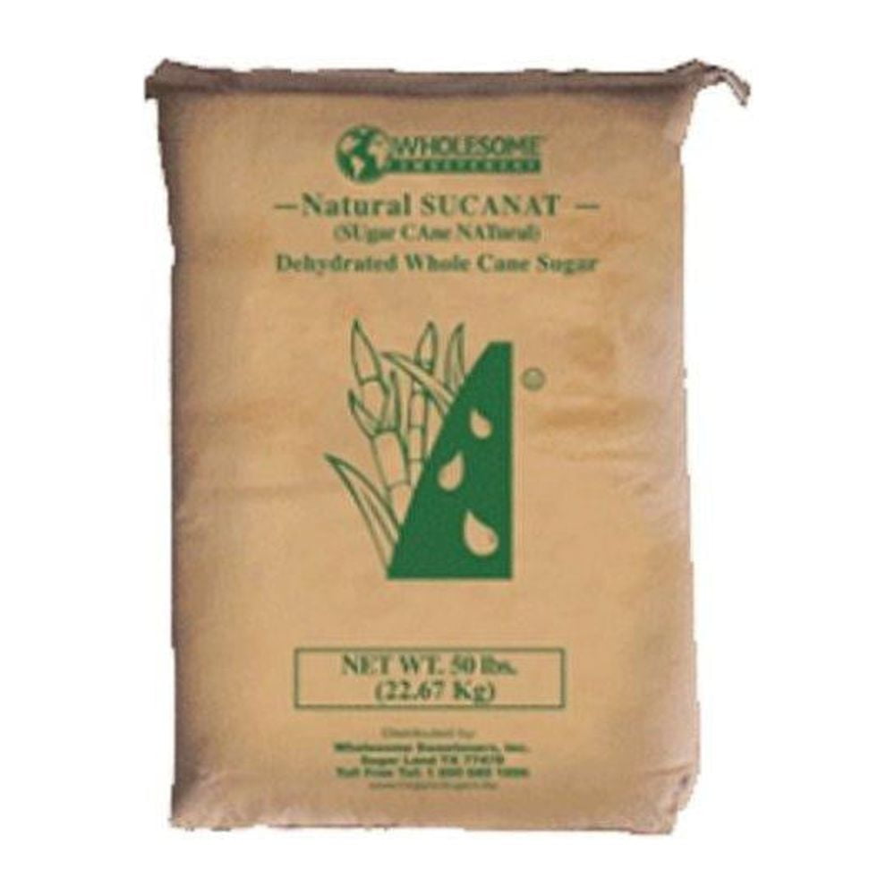 wholesome sweeteners natural sucanat, 50 pound - Walmart.com