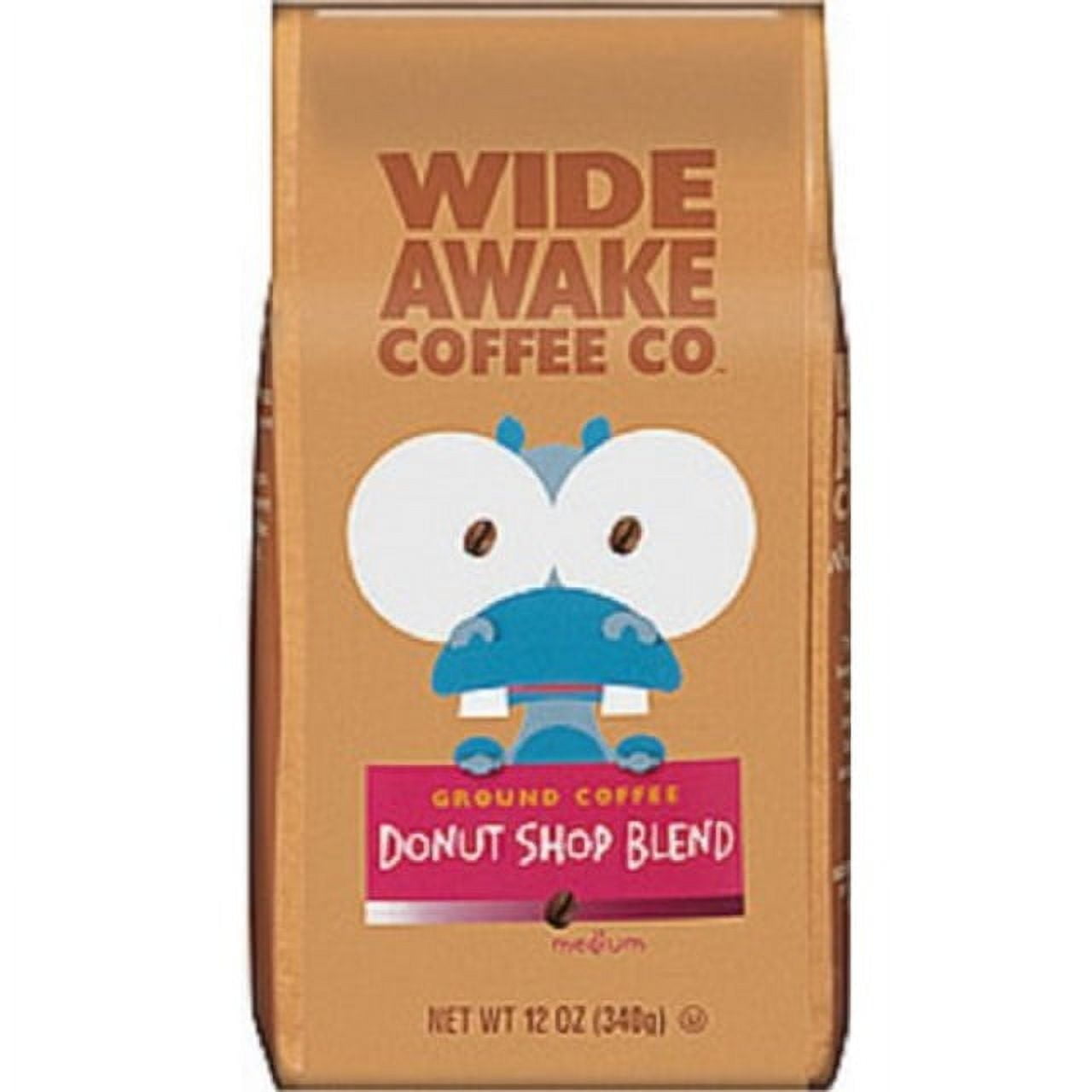 wide awake coffee donut shop blend ground coffee, 12 ounce - Walmart.com