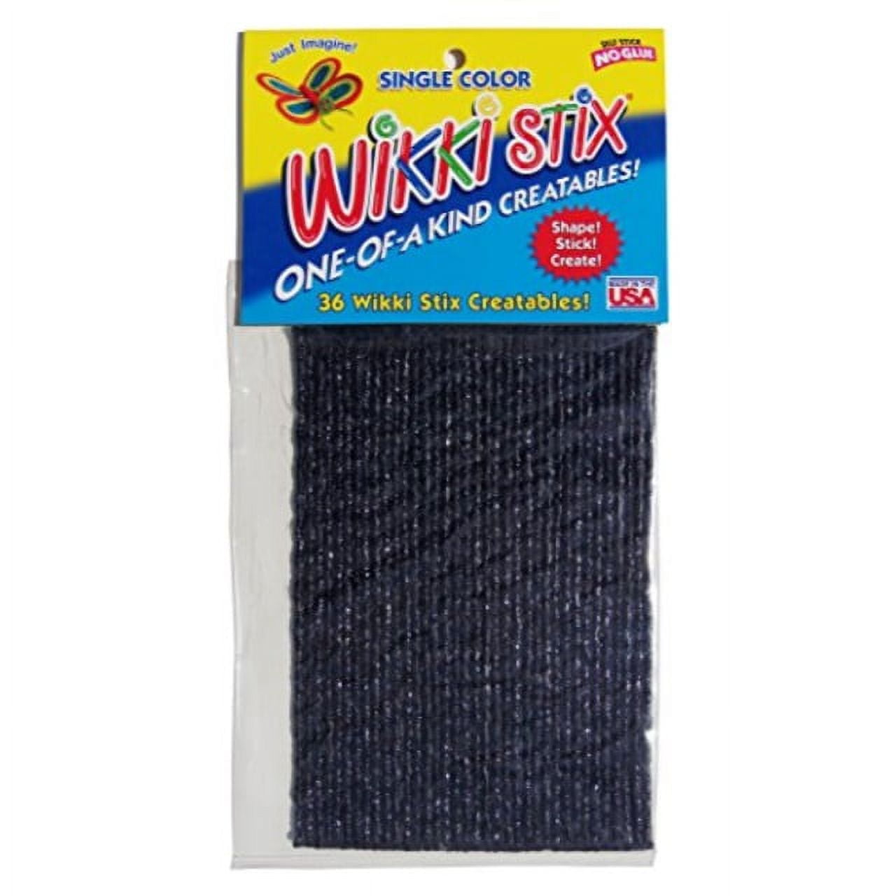 wikki stix wikki-822 6-inch molding and sculpting stick, black, 36/pack ...