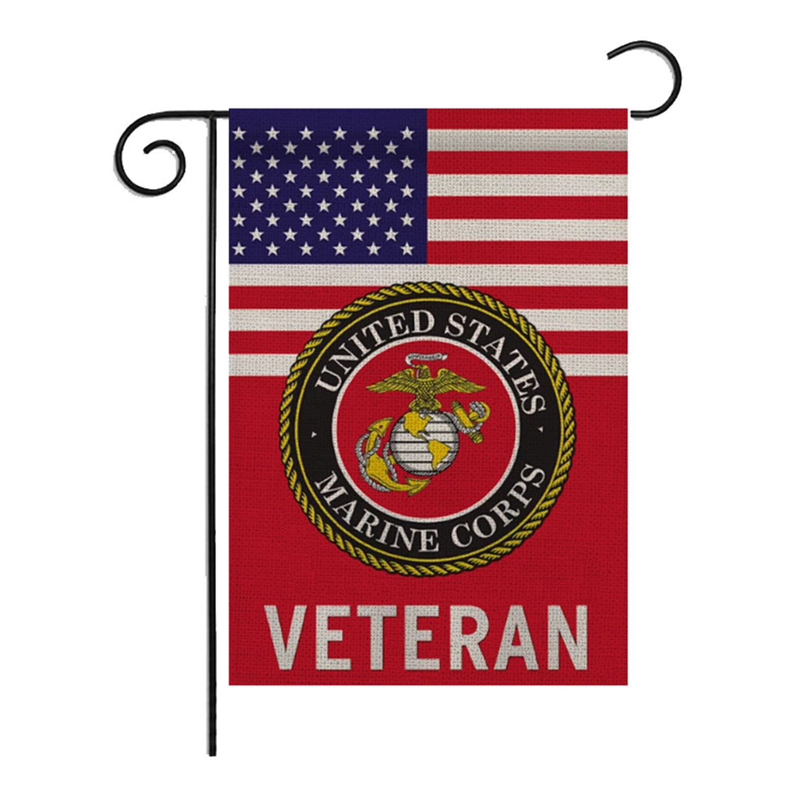 wileqep American Garden Flag, Pack of 2 American Garden Flag - USA July ...