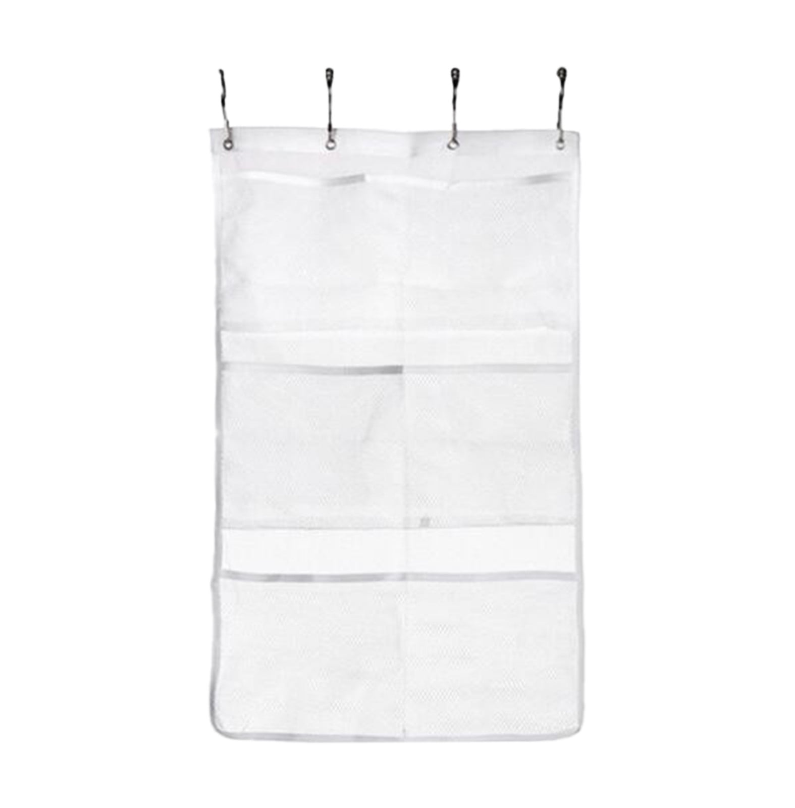 wileqep Hanging Closet Organizers,Mesh Shower Organizer Hanging 6 ...