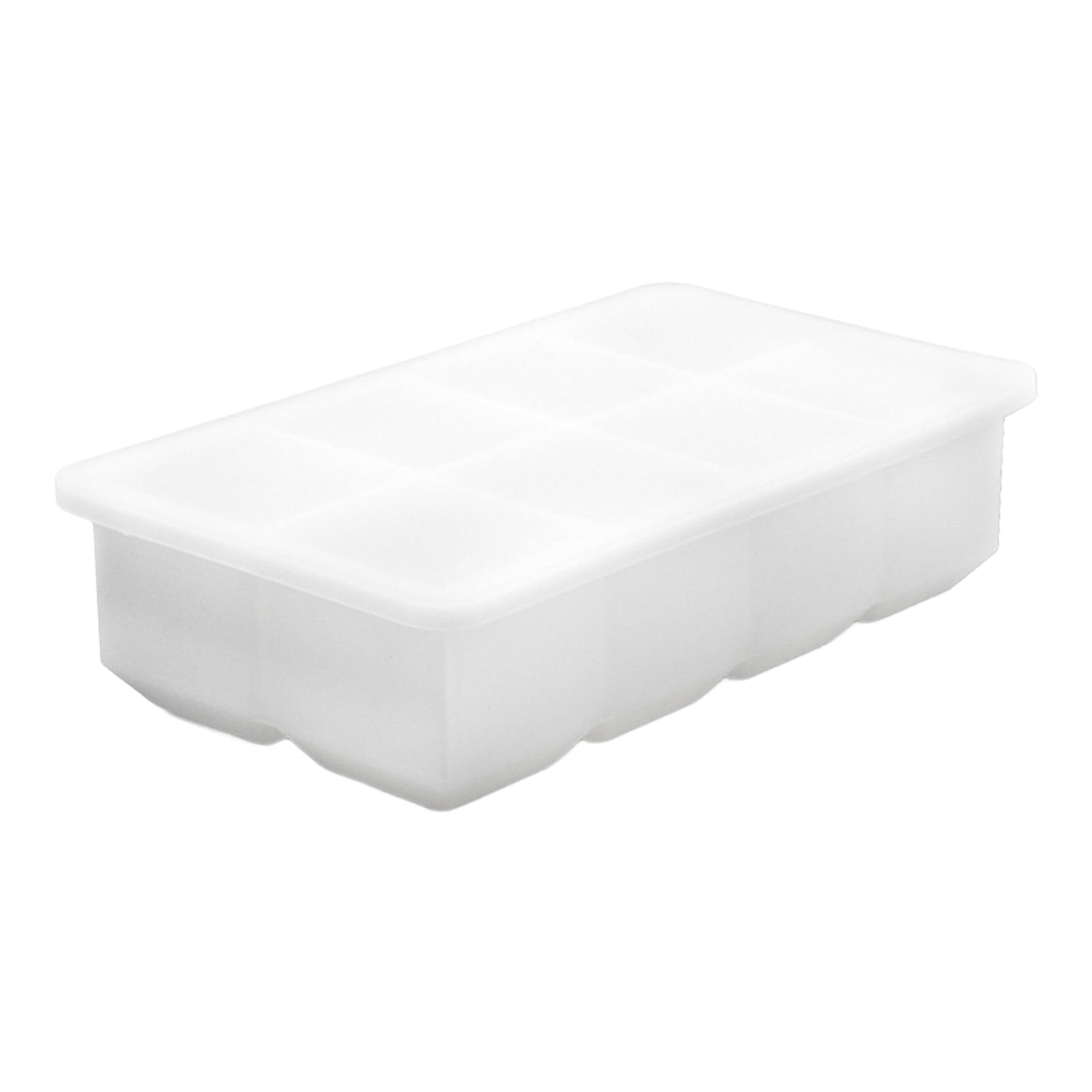 wileqep Ice Trays Silicone Ice Cube Large Ice Cube Eight Box Ice Box ...