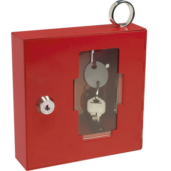 winbest Breakable Emergency Steel Key Box with Attached Hammer 6 in x 1 ...