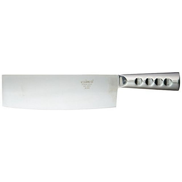 Winco KC-501 Chinese Cleaver with Steel Handle and 8-Inch by 2.25-Inch ...
