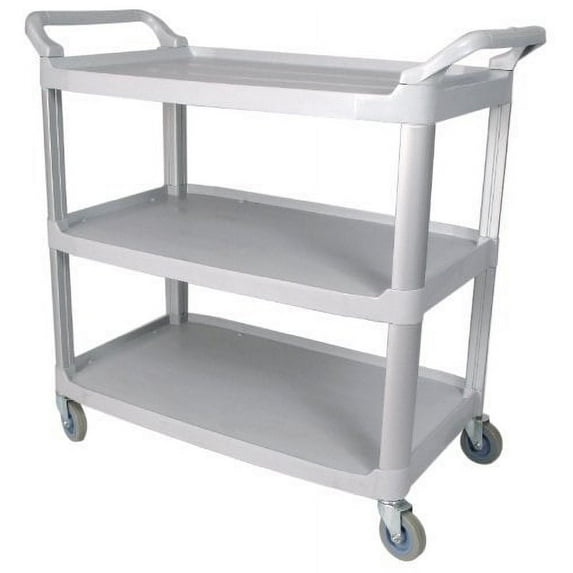 winco usa 3-tier utility cart, gray - Walmart.com