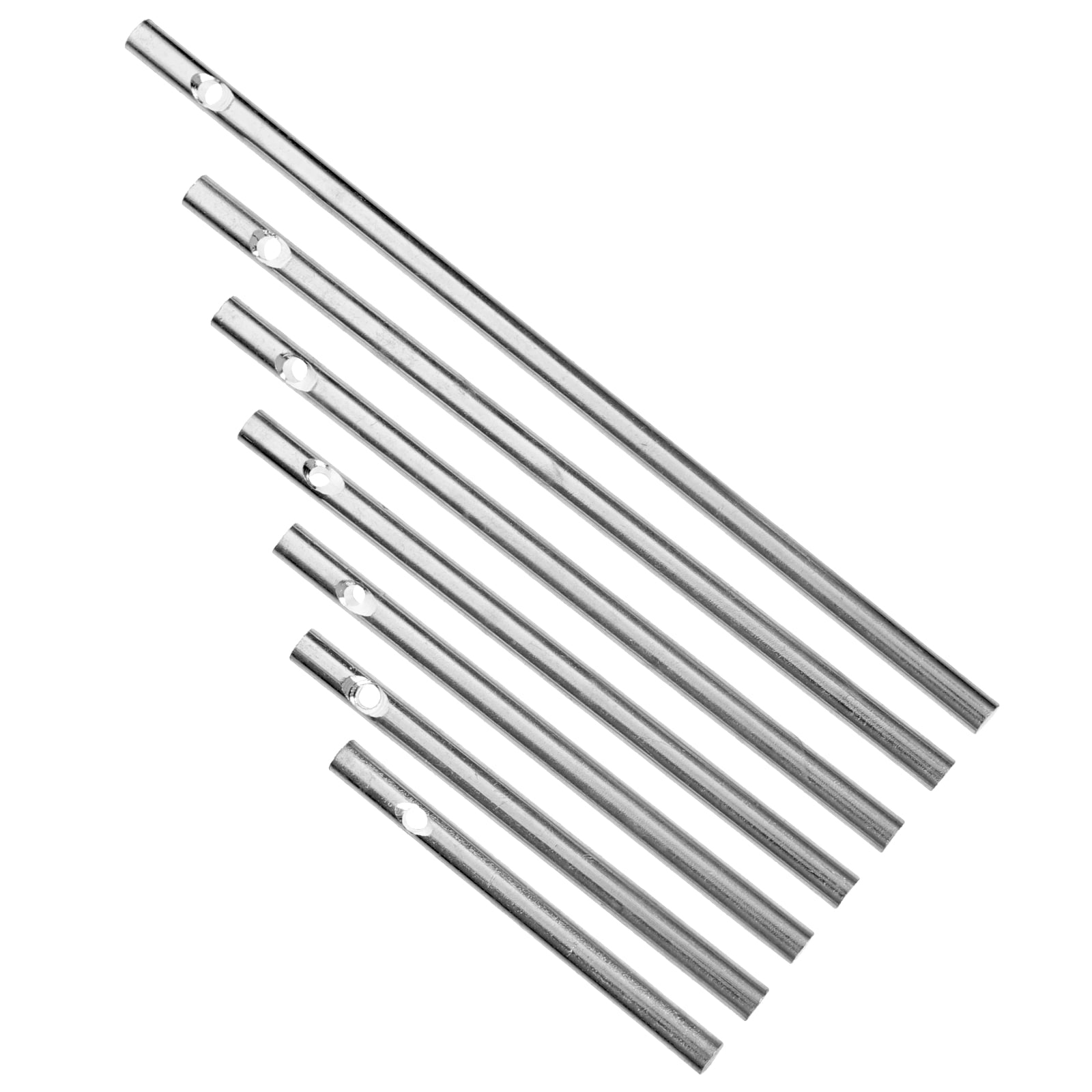 FRCOLOR 7pcs Aluminum Wind Chime Tubes Replacement Parts for Hollow ...