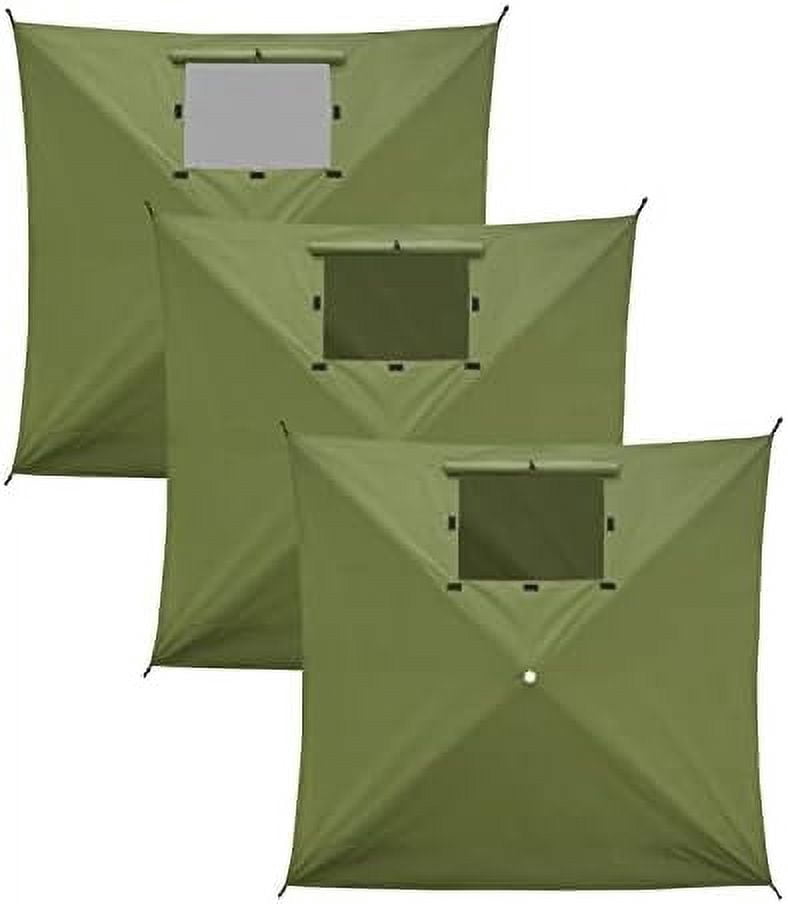 wind screen side wall panel with window, weather-resistant, uv ...