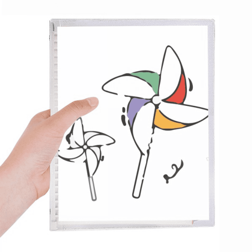 windll weather wind illustration pattern notebook loose diary ...