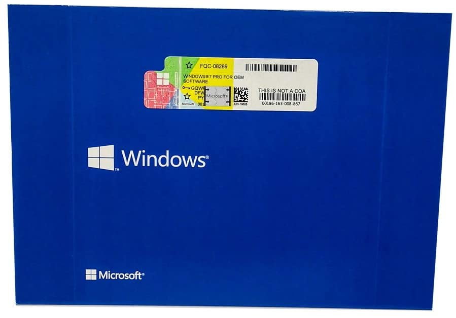 window 7 pro 64 bit bootable dvd with product key label & windows ...