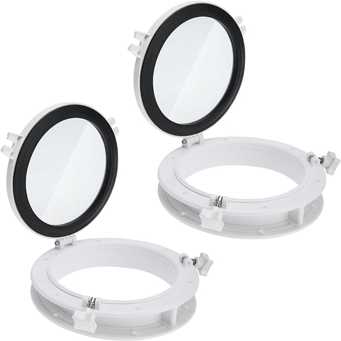 winibo made Boat Yacht Round Opening Portlight Porthole 10" Replacement ...