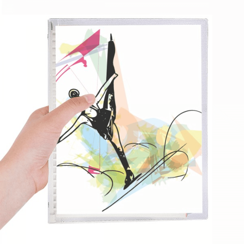 winter sport figure skating female athletes notebook loose diary ...
