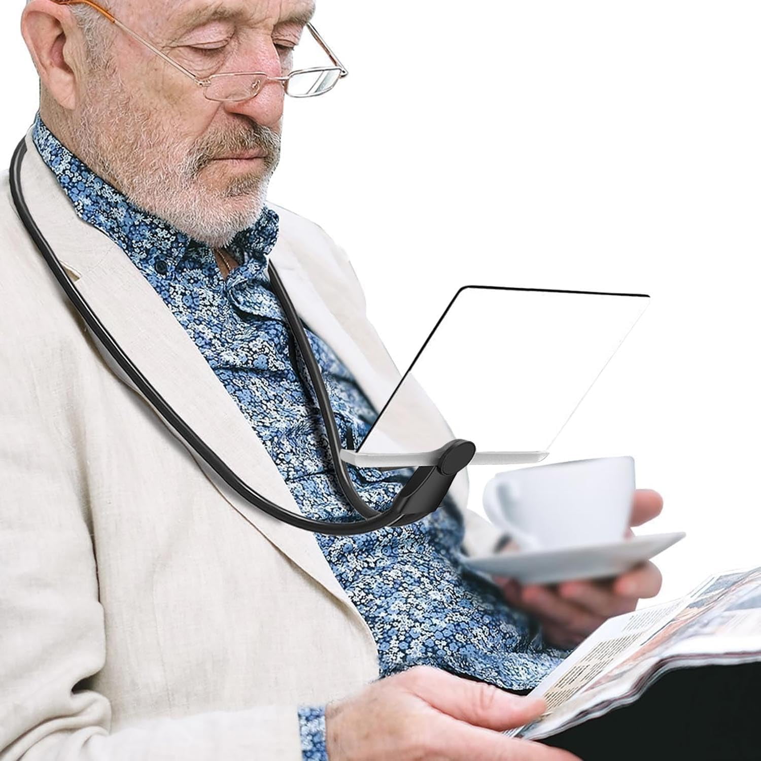 wintfarm 5X Magnifying Glasses,Full Page Magnifier for Reading with ...