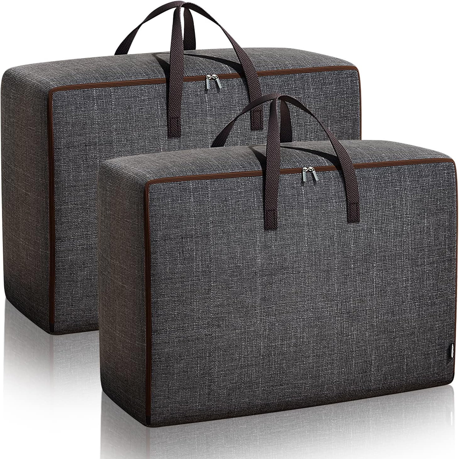 wintfarm Duvet Storage Bag,2 PCS Large Storage Bags with Zips,Oxford ...