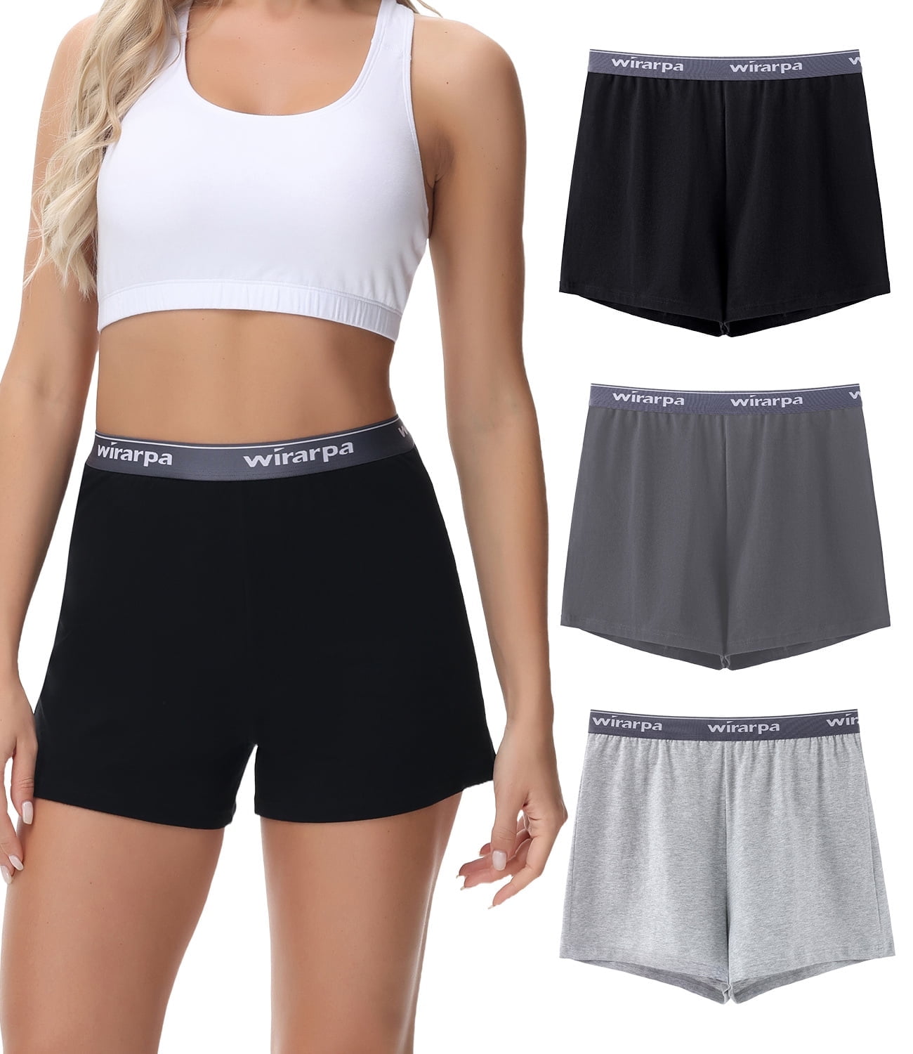 wirarpa Summer Pajama Pants Women Soft Sleep Shorts Casual Lounge ...
