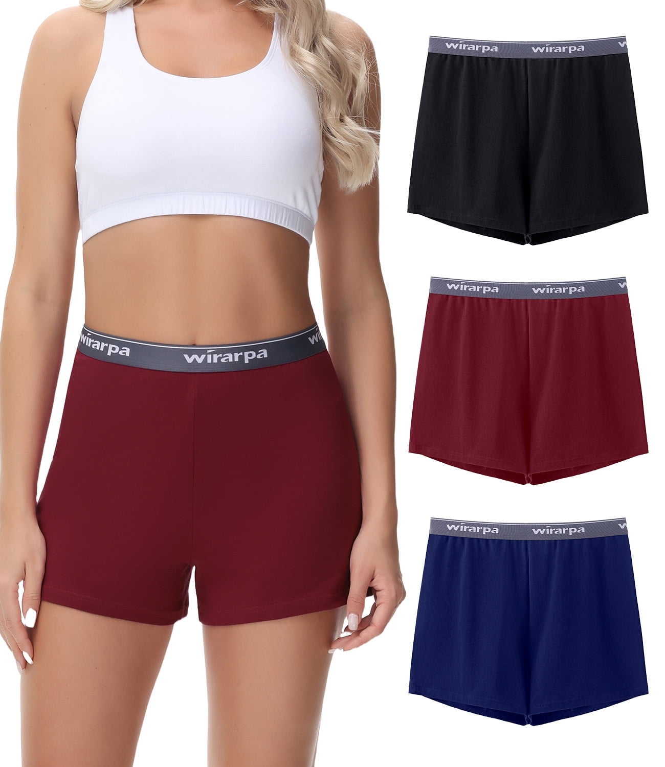 wirarpa Summer Pajama Pants Women Soft Sleep Shorts Casual Lounge ...