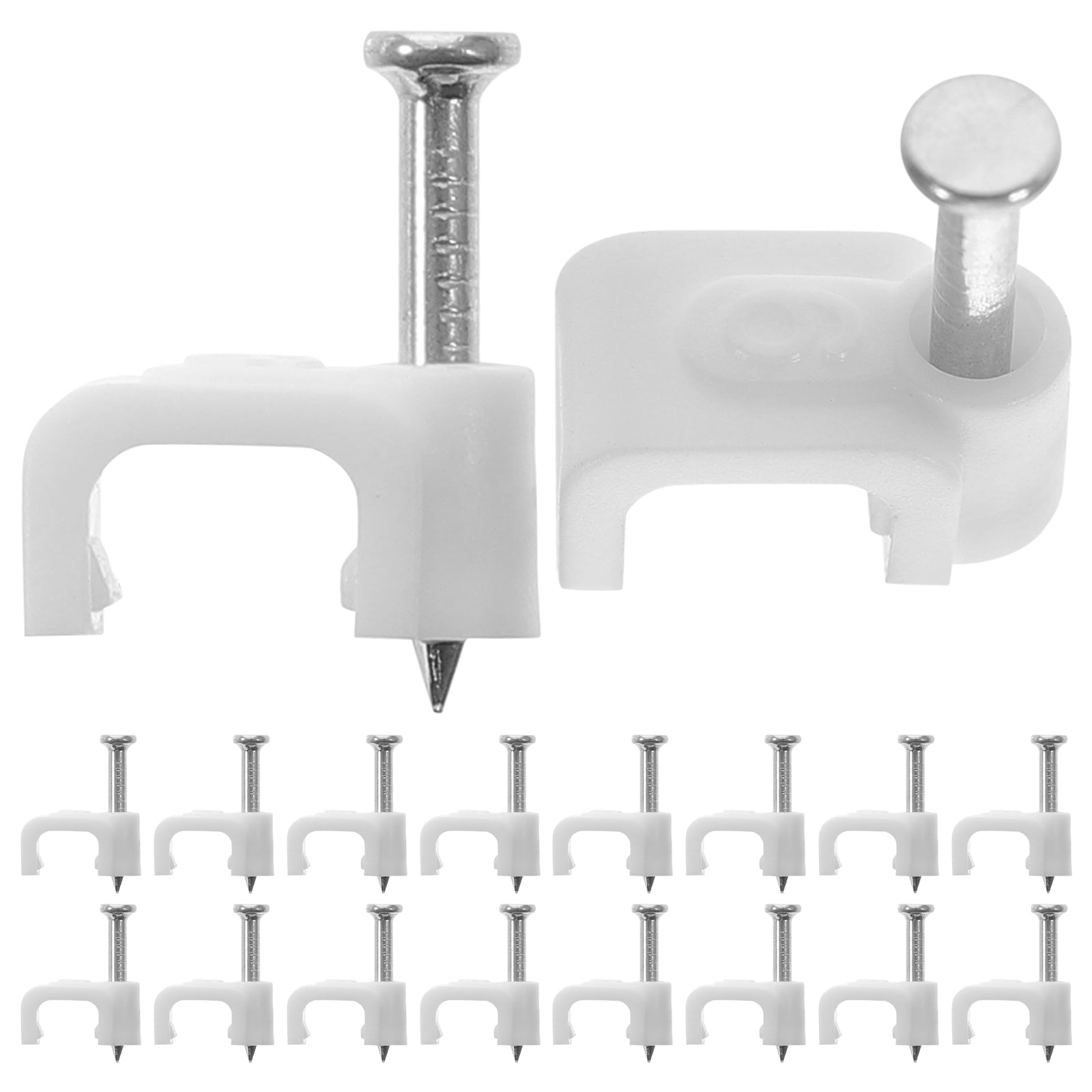 wire staples 500pcs Wire Staple Cable Wall Clip Extension Cord Clip ...