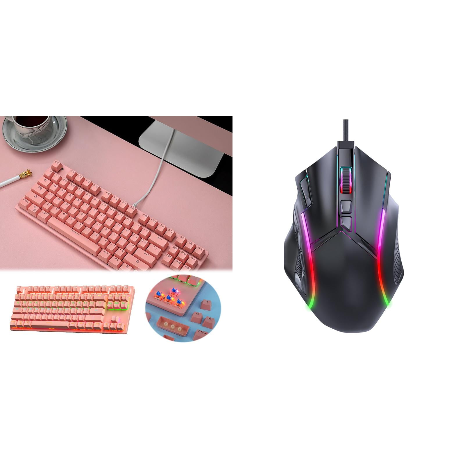 wireless gaming keyboard Programmable Controls for PC Laptop ...