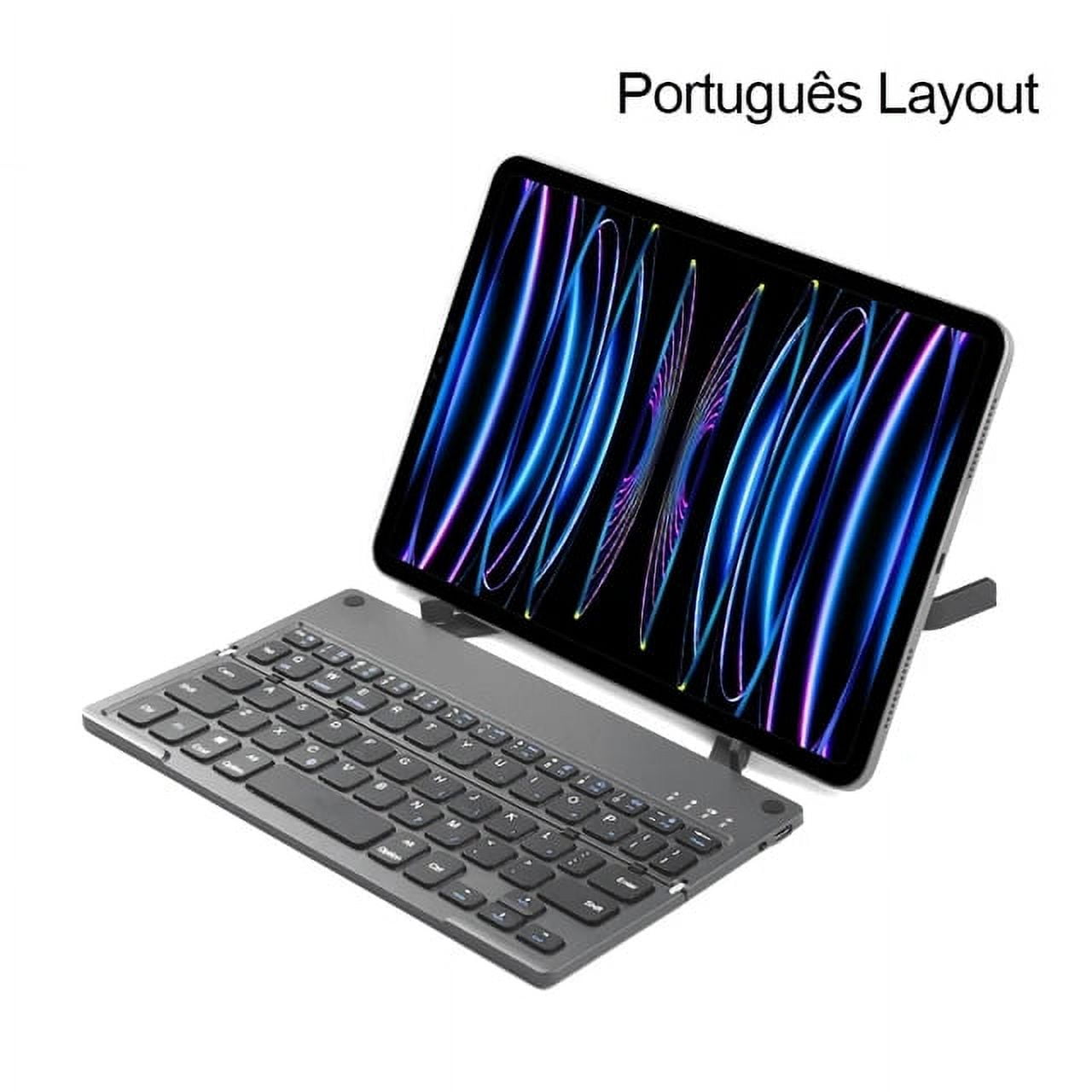 wireless keyboard With Stand For Tablet Laptop Phone German Spanish for ...