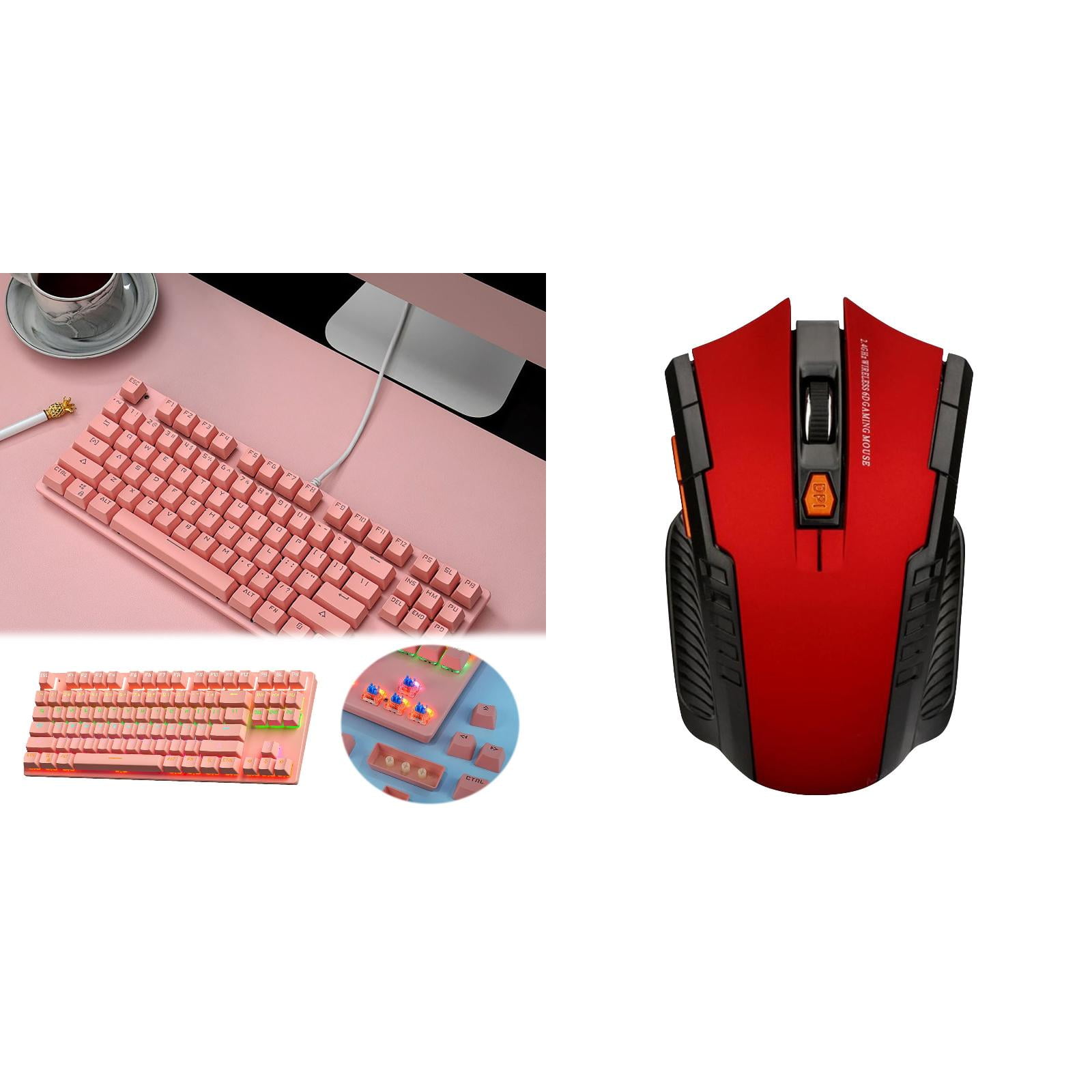 wireless mouse and keyboard combo Optical Sensor with Windows Mac ...