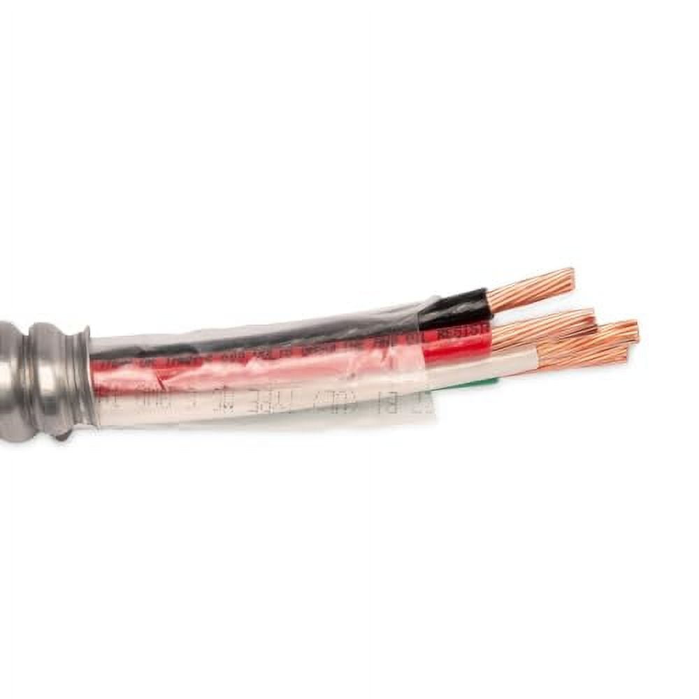 wirenco 6/3 Metal Clad (MC) Cable with Ground, Aluminum Armored ...