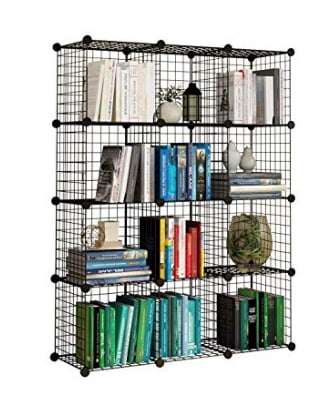wirlsweal 12-Cube Organizer Cube Storage Storage Shelves Wire Cube ...