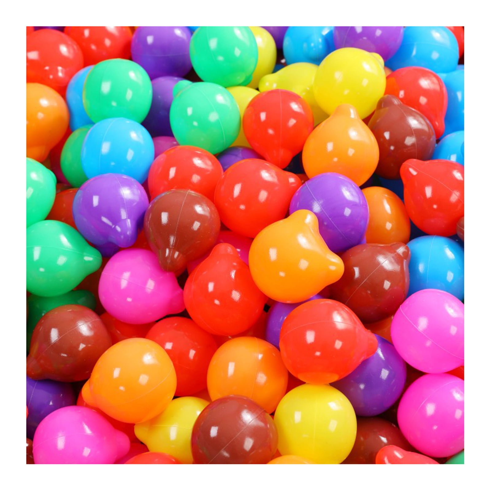 Mairbeon Multi-color Ball Pit Balls, 100 Count - Non-Toxic - Walmart.com