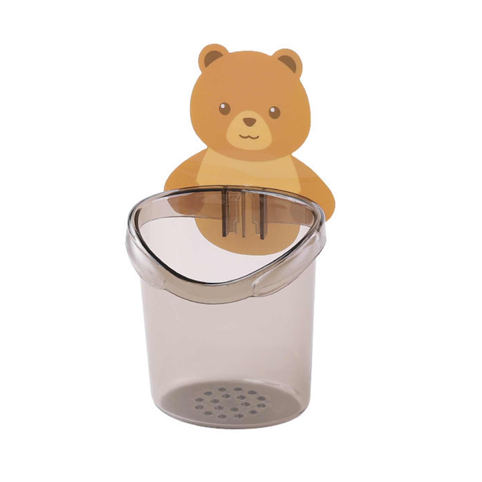 wirlsweal Cute Toothbrush Cup Adorable Bear Hug Toothbrush Cup Wall ...