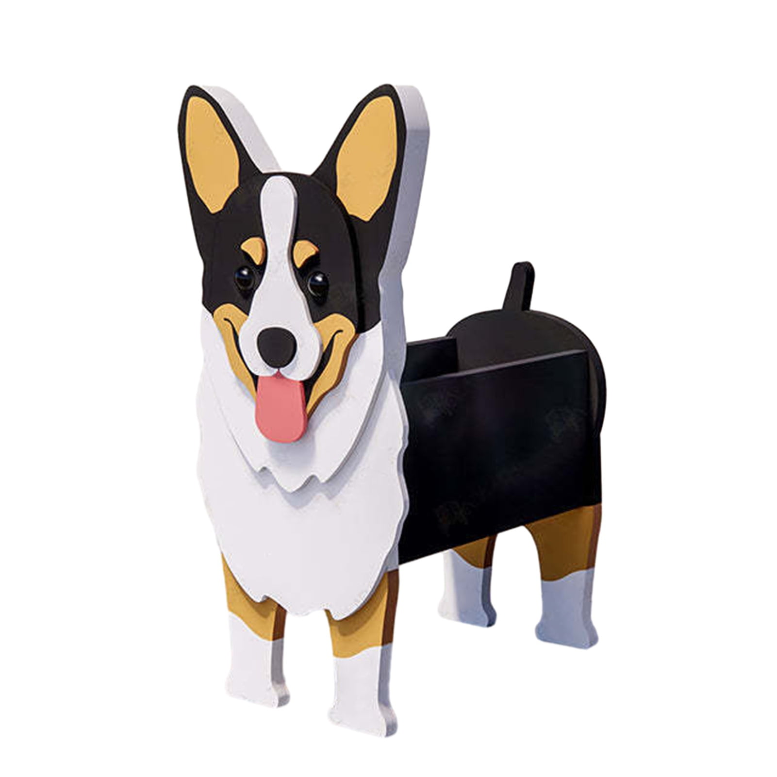 wirlsweal Drainage Flower Pot Dog Flower Pot Flower Pot Adorable Dog ...