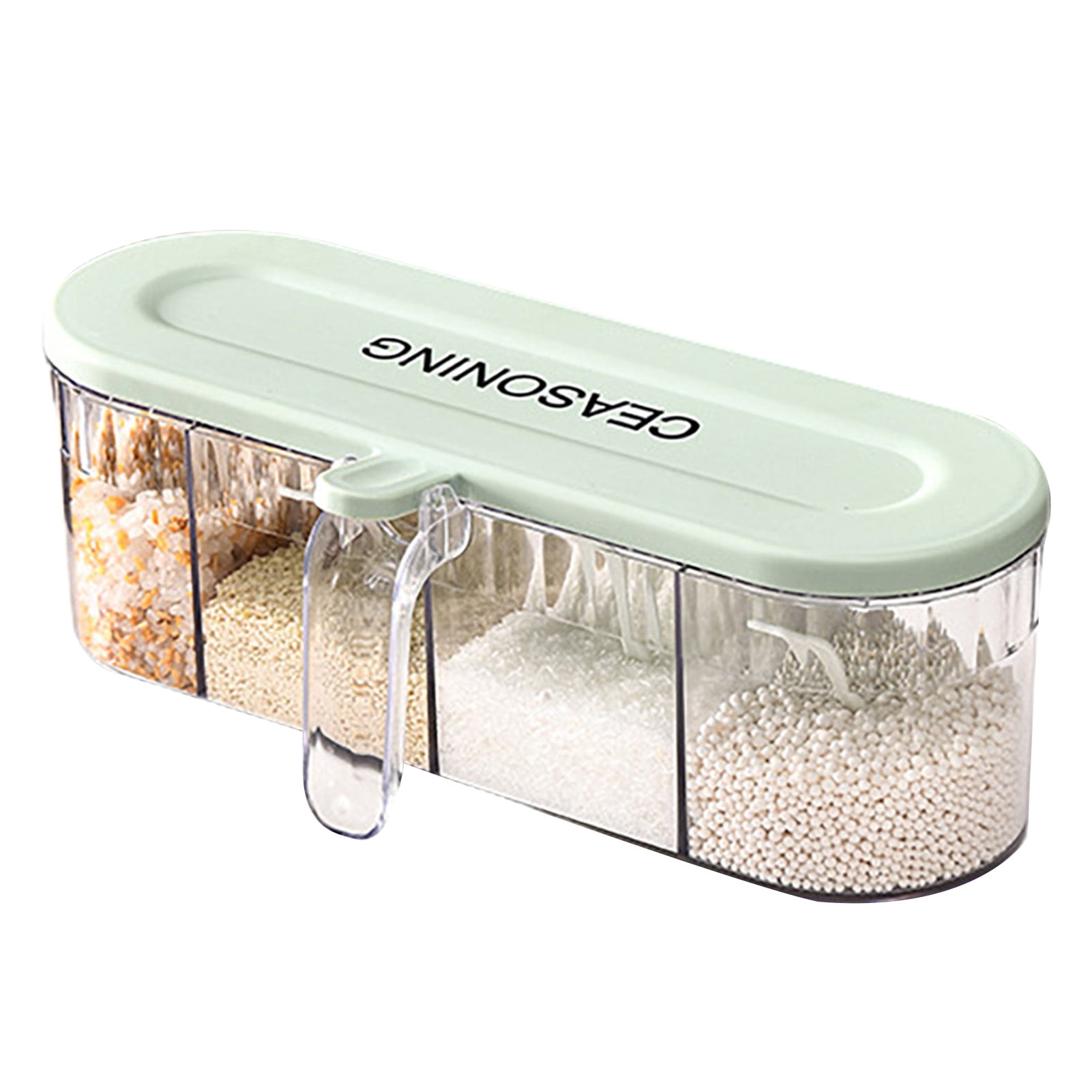 wirlsweal Dustproof Seasoning Box Seasoning Box with Lid Capacity ...