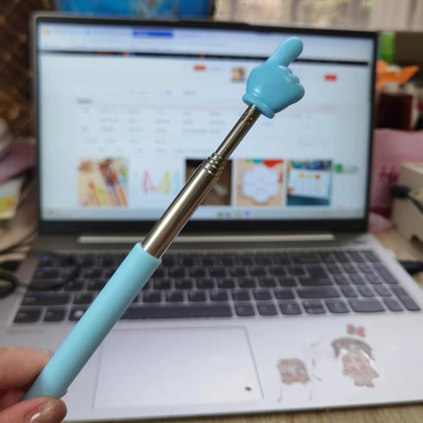 wirlsweal Extendable Finger Stick Retractable Whiteboard Pointer ...