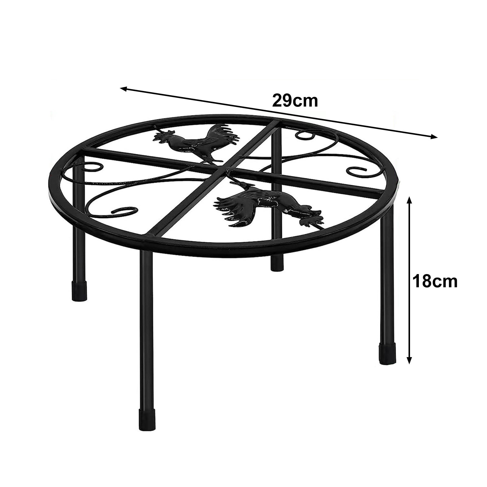 wirlsweal Fall-proof Chicken Feeder Stand Metal Chicken Feeder Stand ...