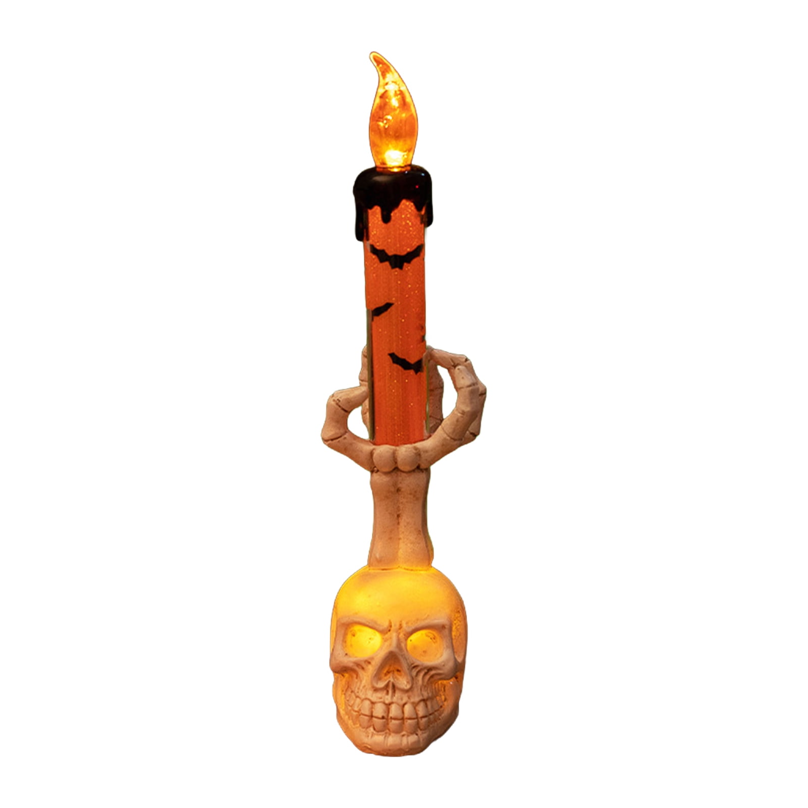 wirlsweal Halloween Tea Light Candles Battery Operated Flameless LED ...