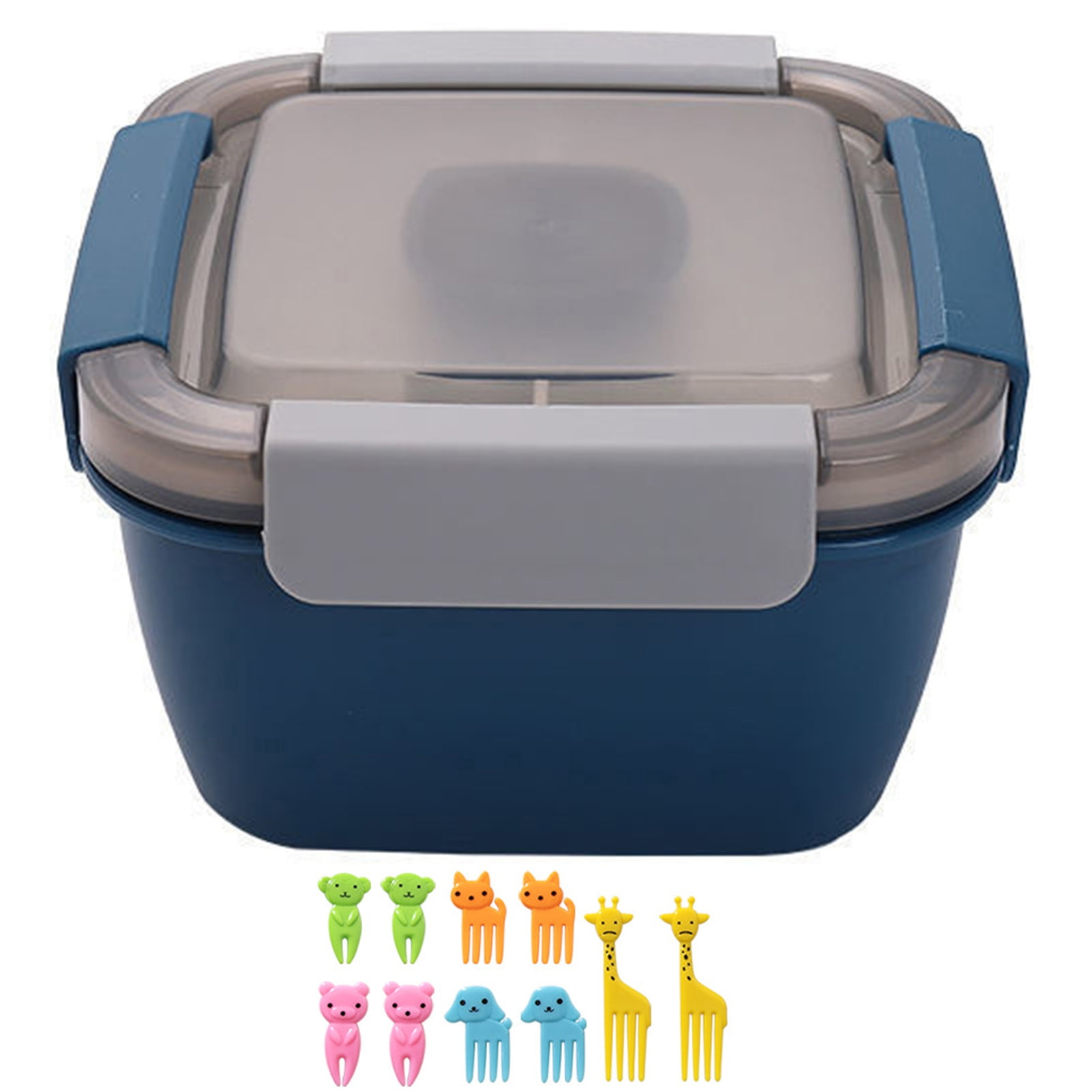 wirlsweal Multi-compartments Lunch Box Lunch Box with Sauce Container ...