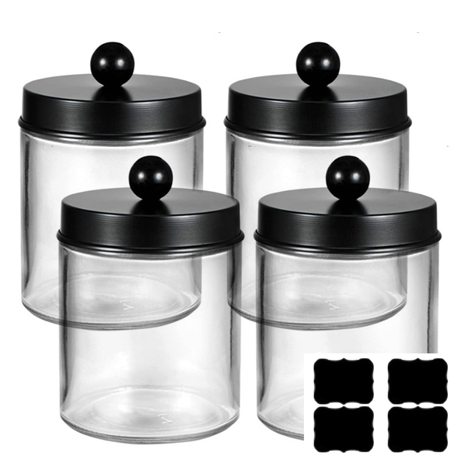 wirlsweal Organizational Jar Clear Glass Storage Jar Set Practical ...