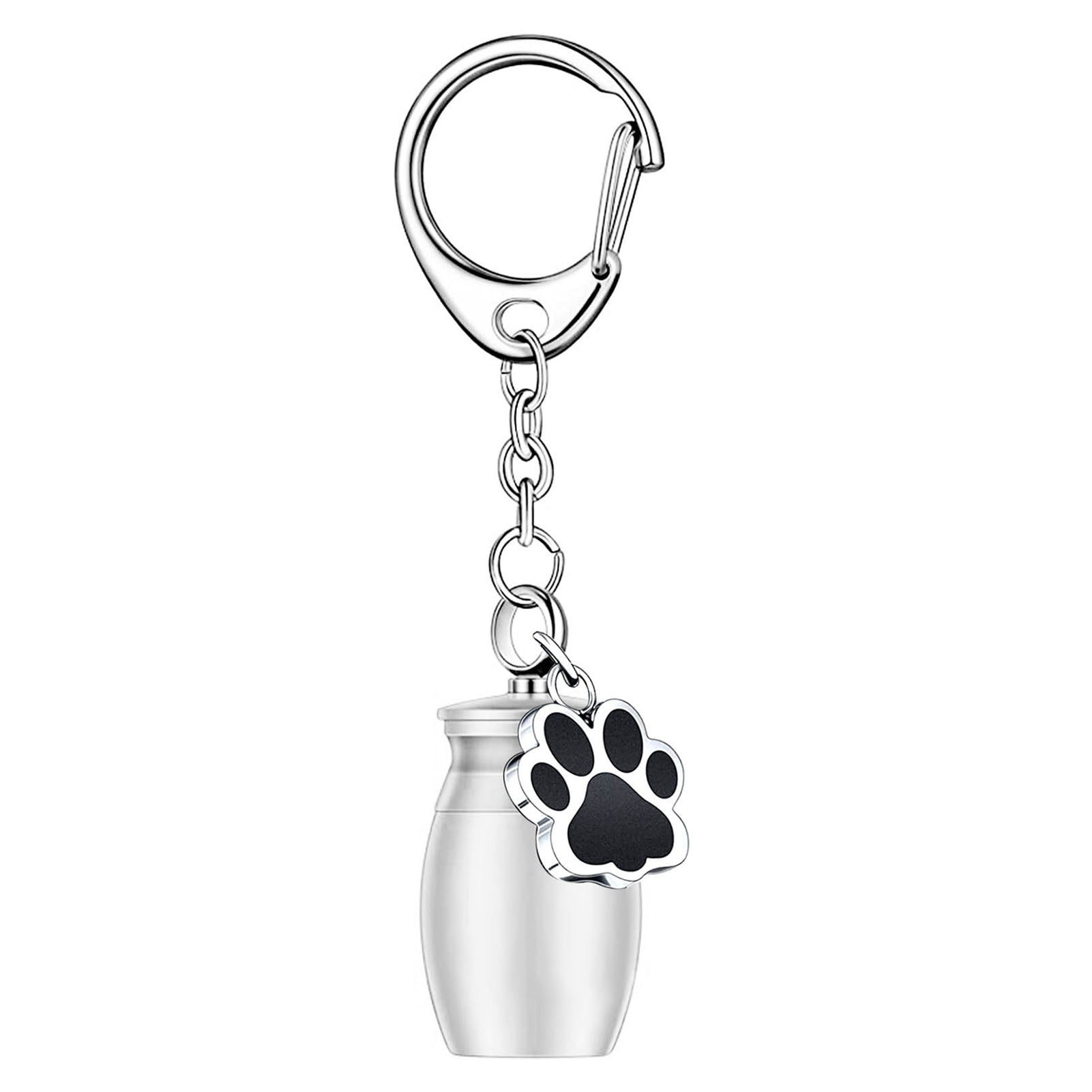 wirlsweal Pet Urn Keychain Pet Keychain Mini Cremation Urn Keychain ...