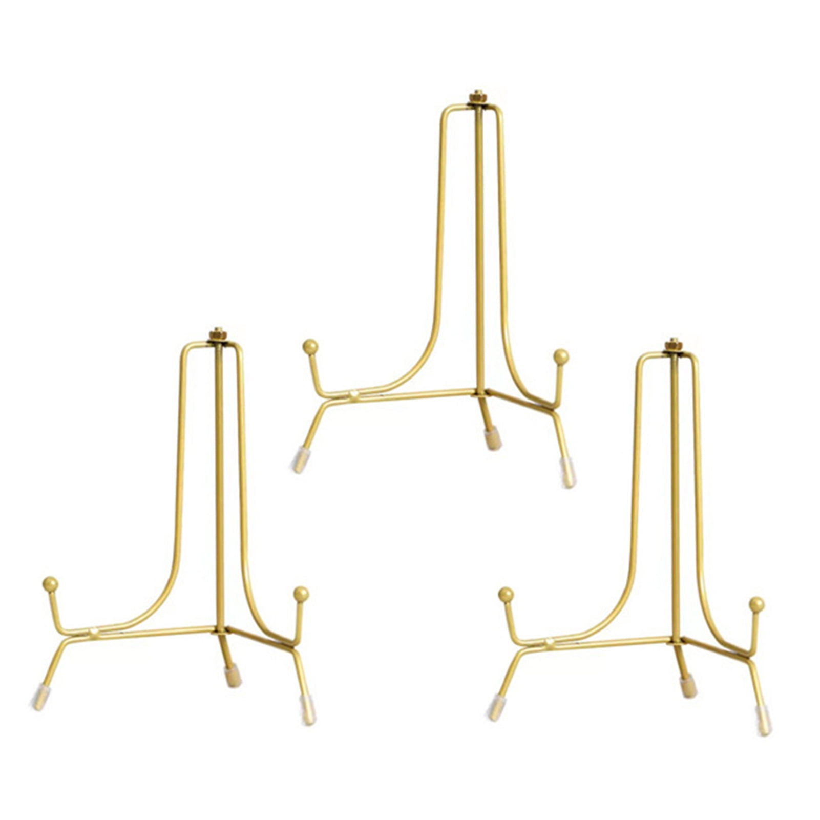 wirlsweal Plaque Display Stand Plate Stand Metal Picture Frame Holder ...