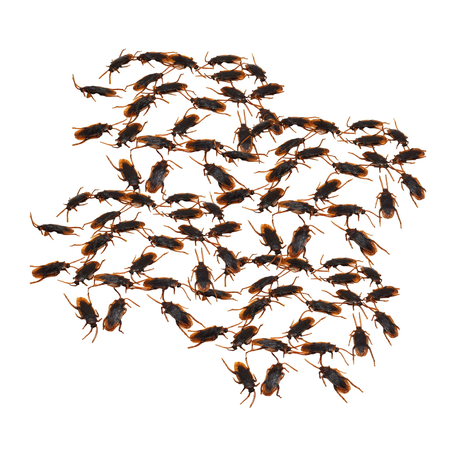 wirlsweal Prank Toy with Realistic Fake Cockroach 100pcs Realistic ...