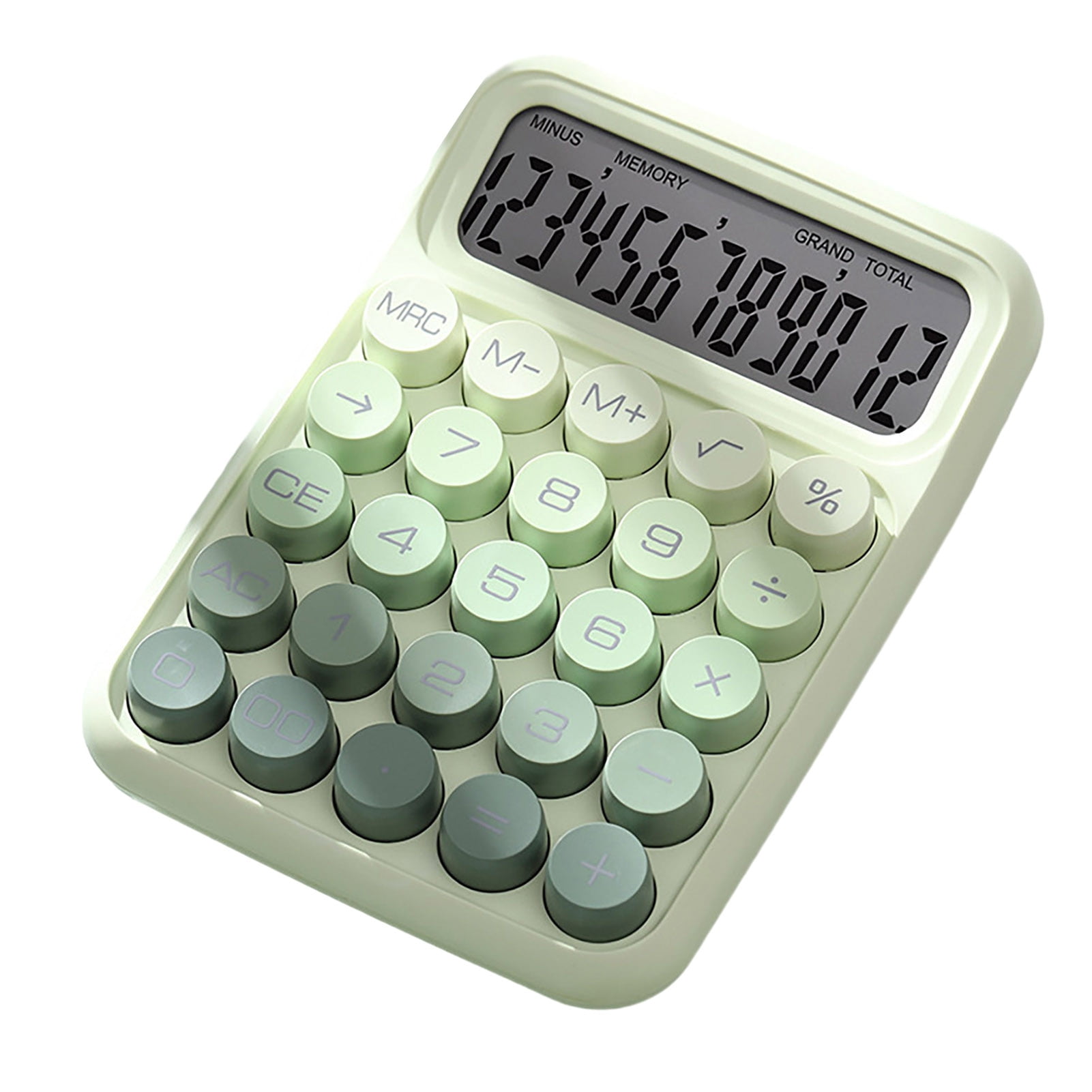wirlsweal Round Keycaps Calculator Retro Typewriter Calculator Vintage ...