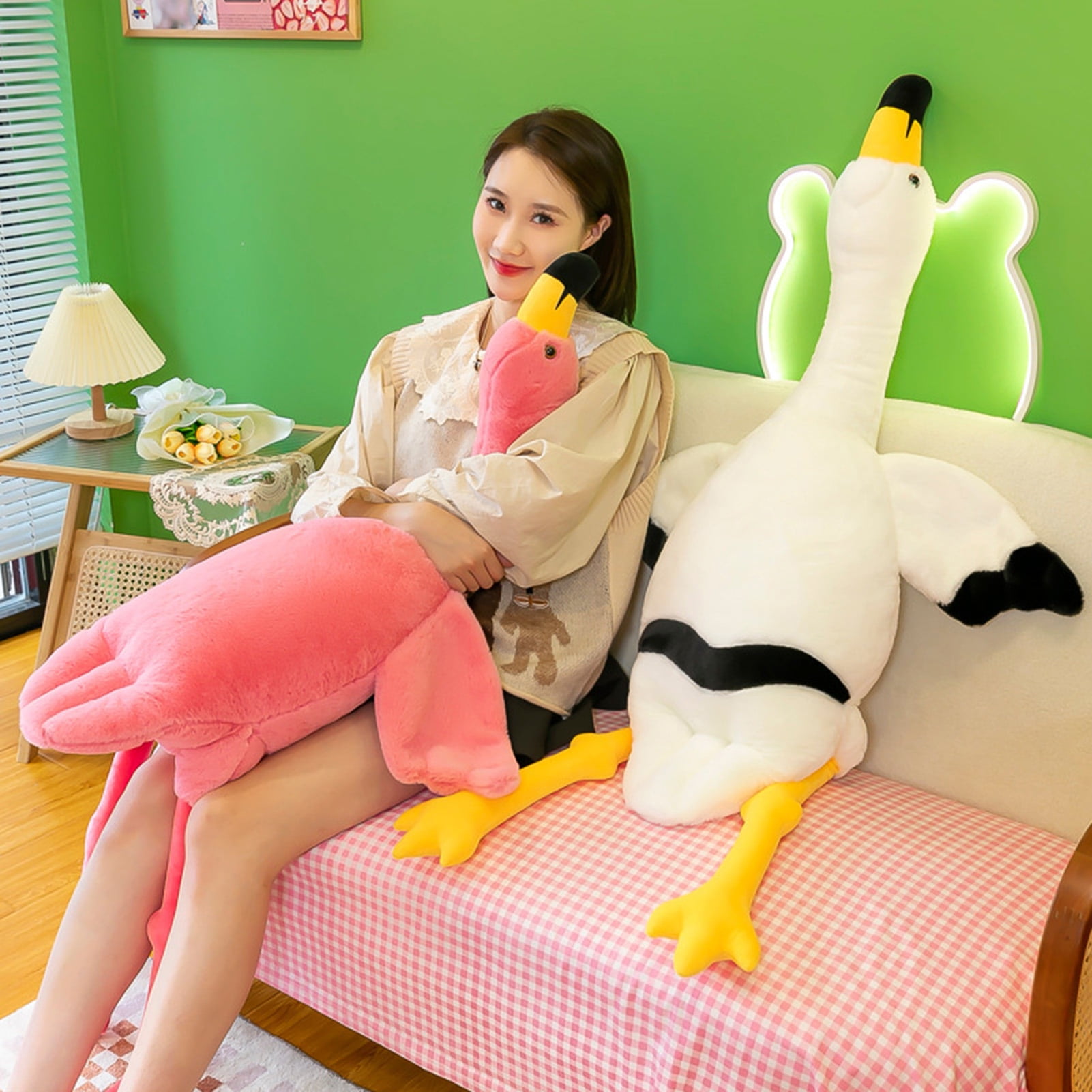 wirlsweal Stuffed Animal Removable Zipper Full Filling Home Decor Super ...