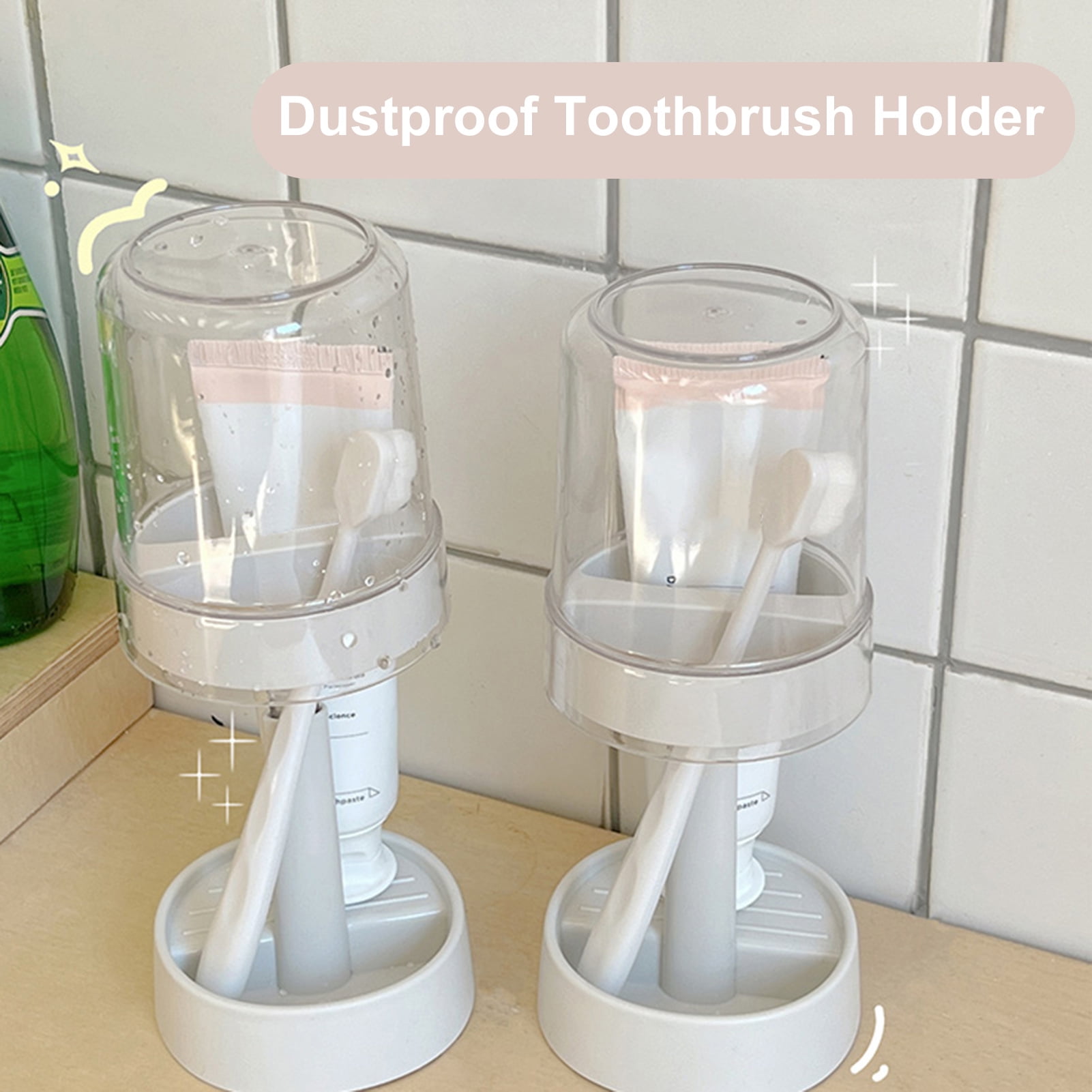 wirlsweal Toothpaste Toothbrush Holder Multifunctional Mouthwash Cup ...