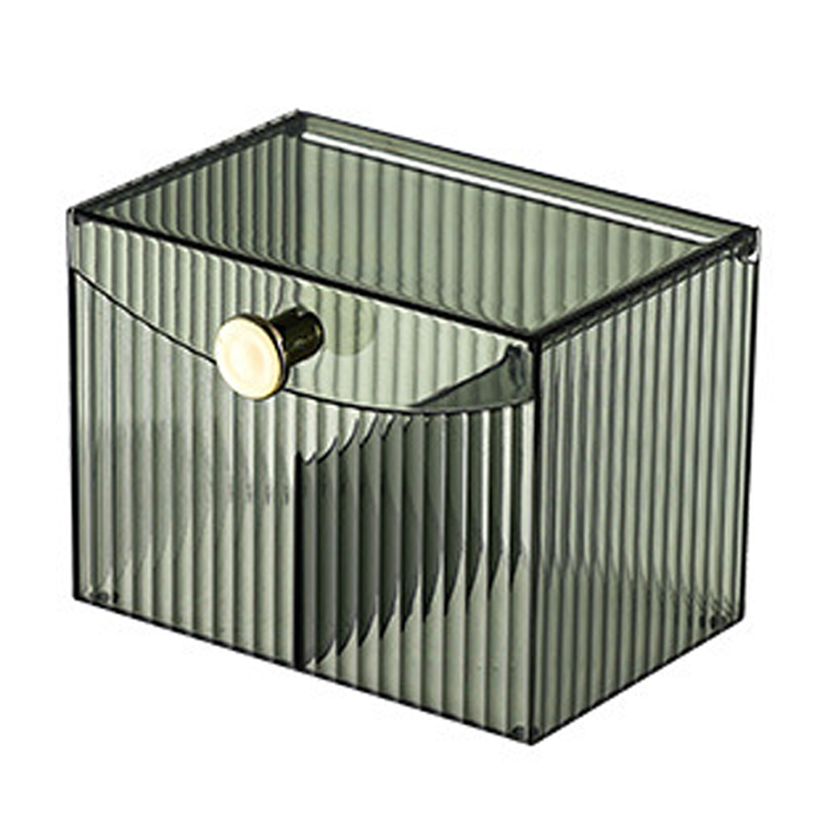 wirlsweal Transparent Storage Box with Lid Cosmetic Storage Box Light ...