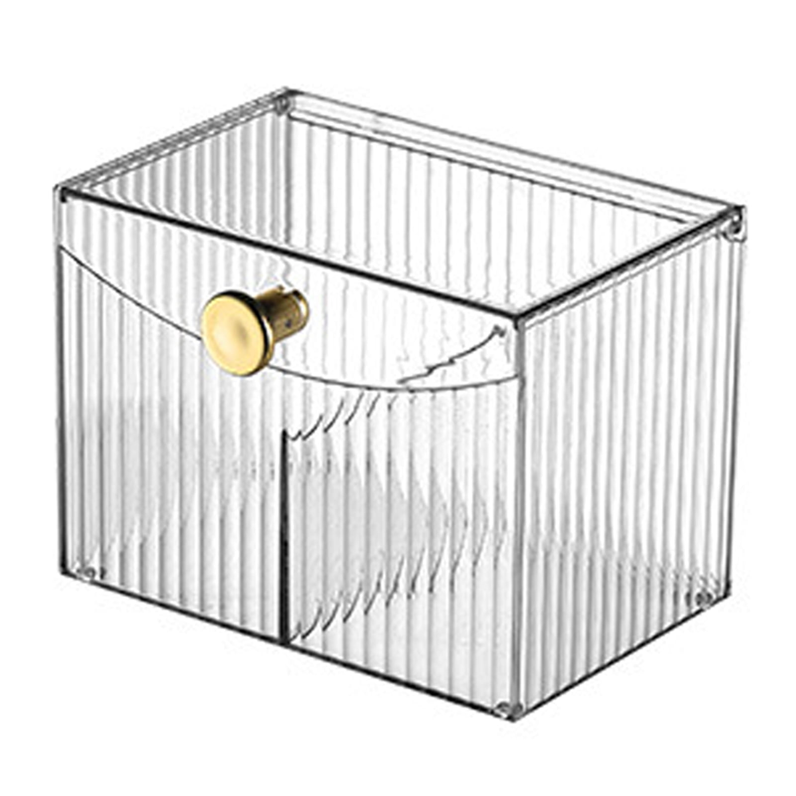 wirlsweal Transparent Storage Box with Lid Cosmetic Storage Box Light ...