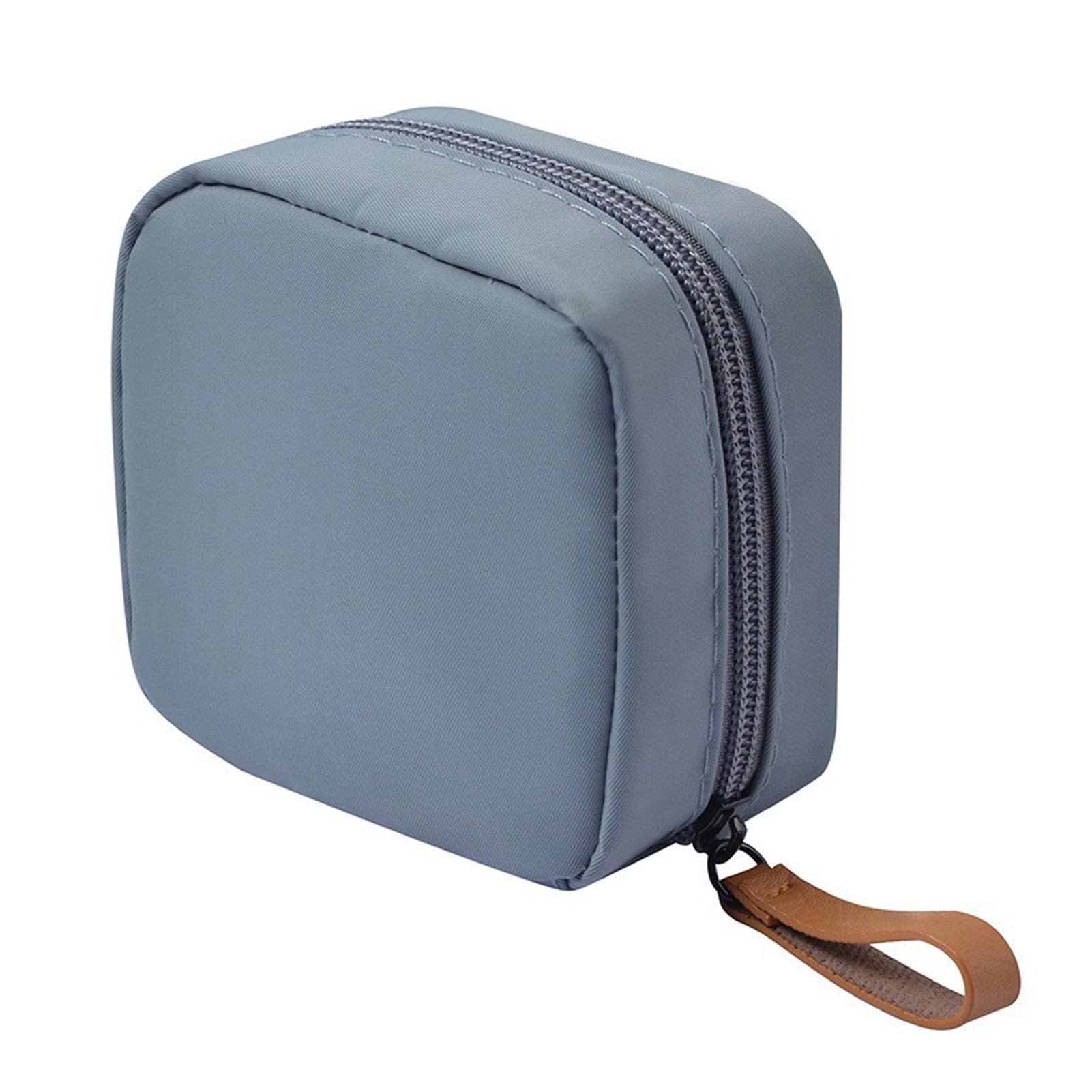 wirlsweal Travel Makeup Bag Small Cosmetic Bag Compact Nylon Cosmetic ...