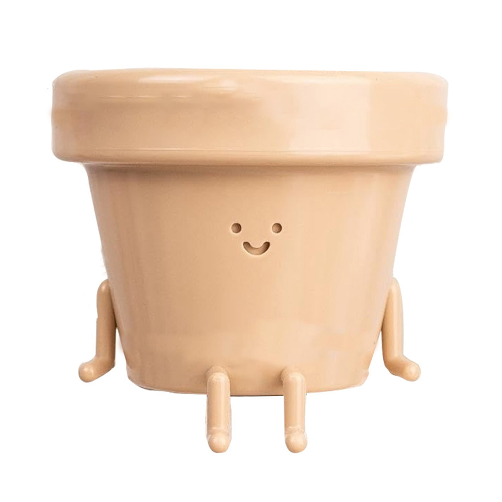 wirlsweal Unique Shape Plant Pot Succulent Flower Pot Smiling Face ...