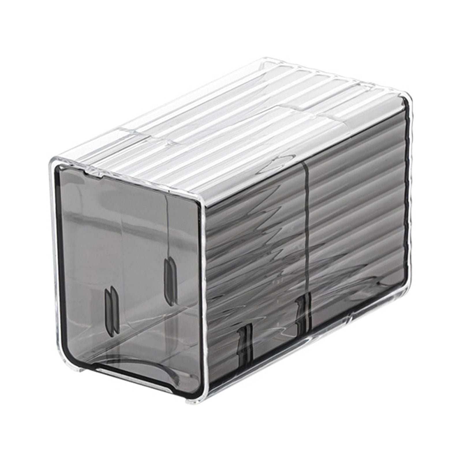 wirlsweal Wall-mounted Storage Drawer Space-saving Storage Box Clear ...