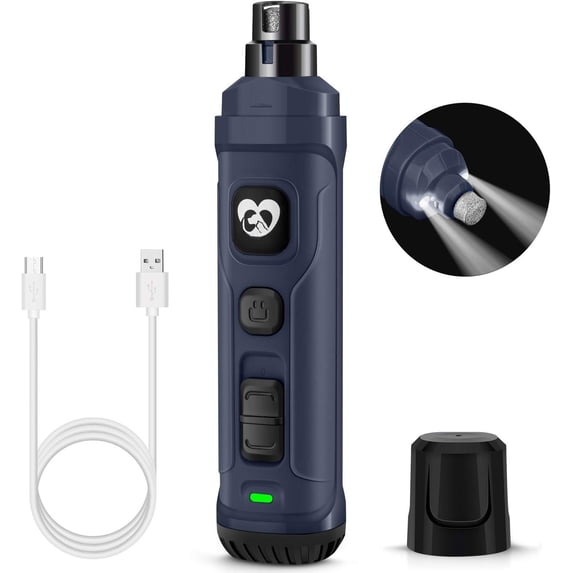 with 2 Light - Version 2-Speed Pet Trimmer Professional Quiet Painless ...