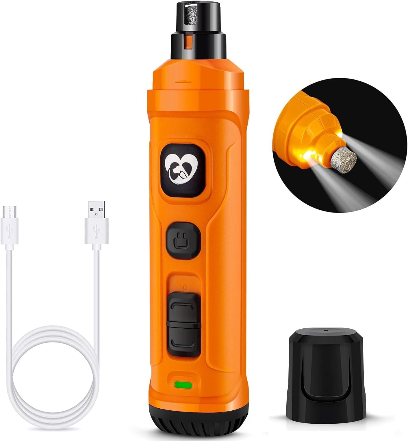with 2 LED Light - Version 2-Speed Electric Pet Trimmer Professional ...