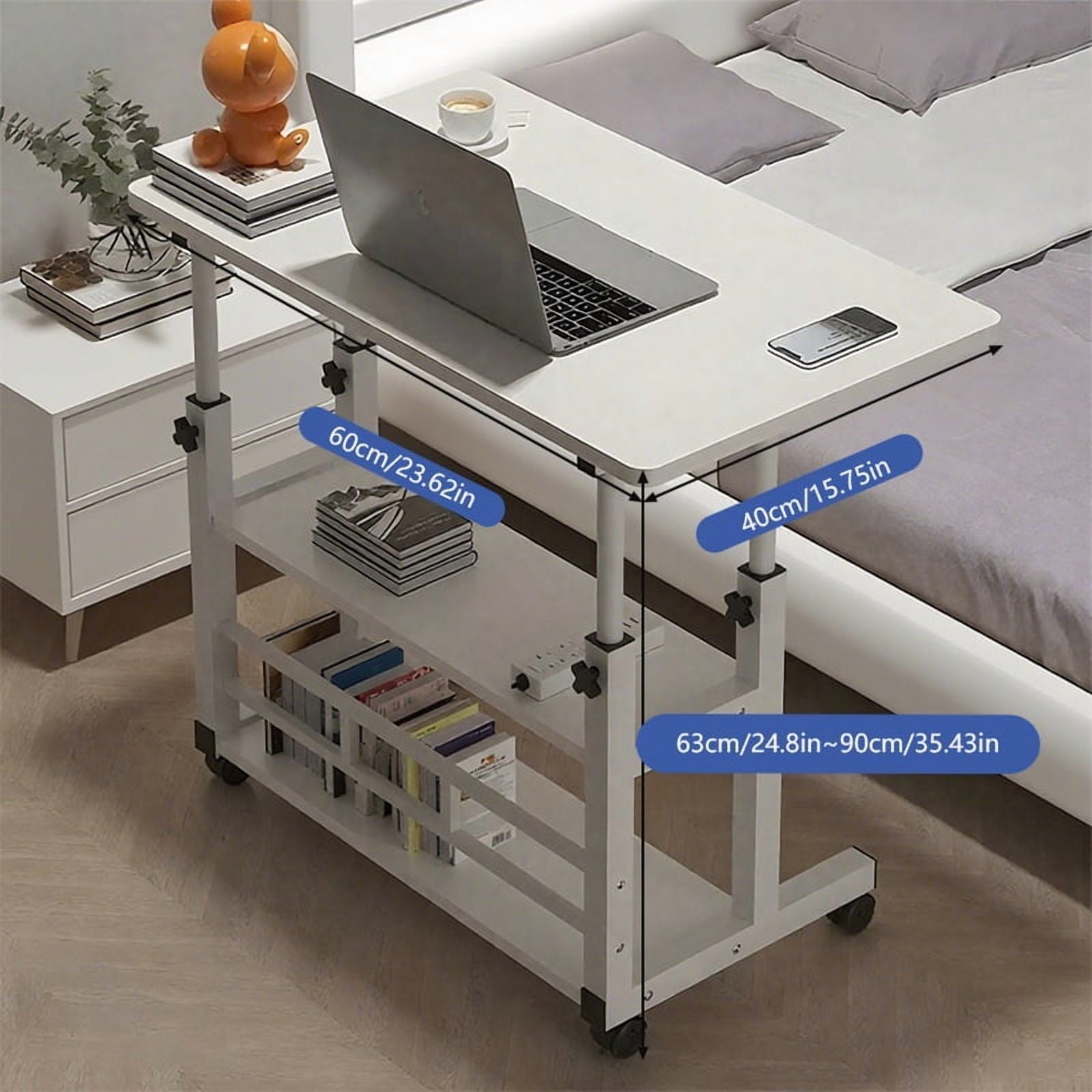 with 4 legs, the sofa-side pulley table can be used as a laptop table ...