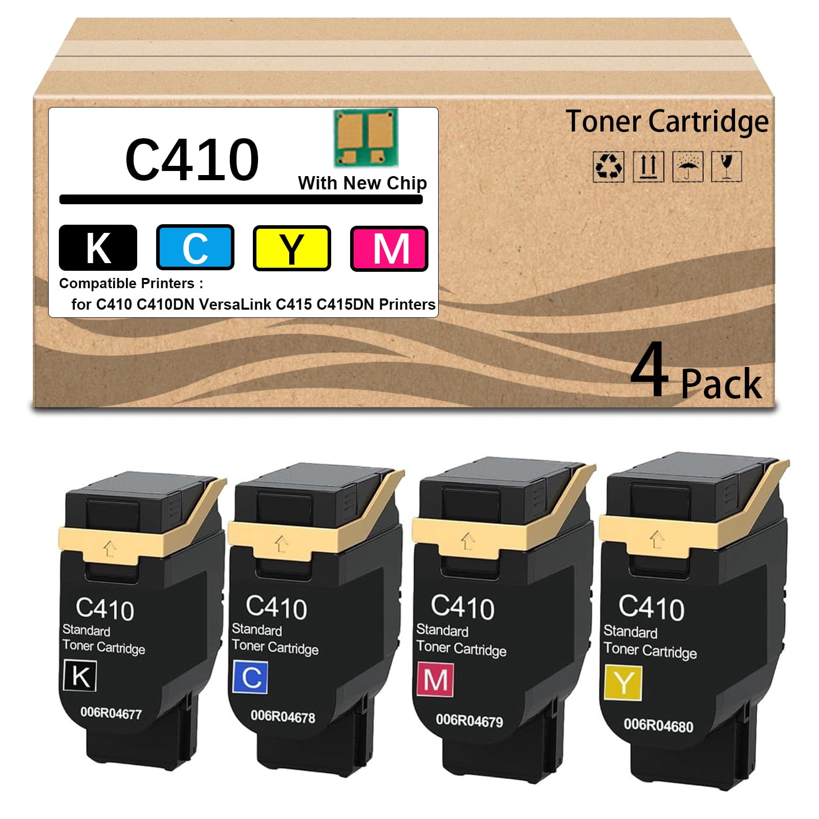 (with Chip) 006R04677 006R04678 006R04679 006R04680 Toner Cartridge ...